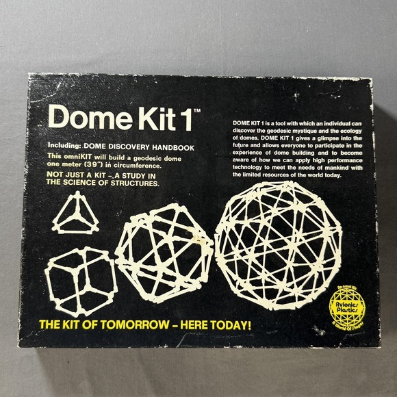 omniKIT | Toys | Vintage Omnikit Dome Kit Geodesic Dome Construction ...